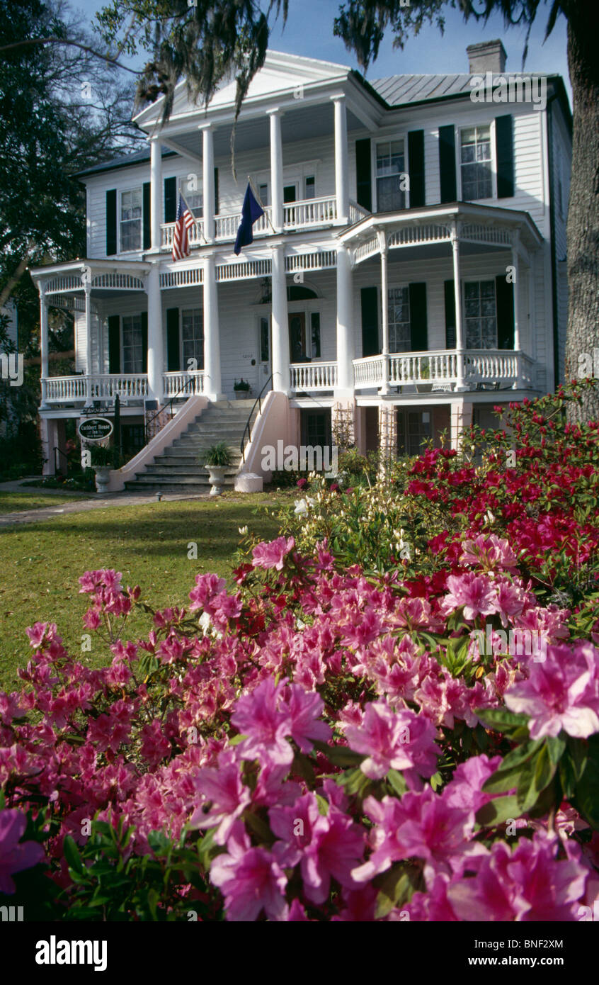 Facade of a building, John A. Cuthbert House, Beaufort, South Carolina ...