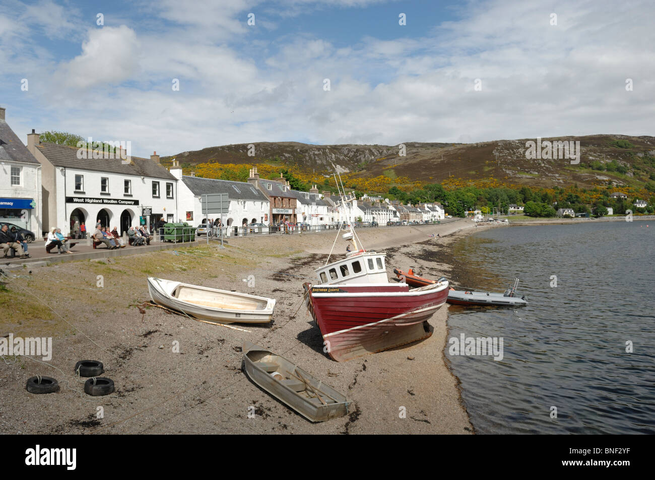 Ullapool beach shore lochbroom hi-res stock photography and images - Alamy
