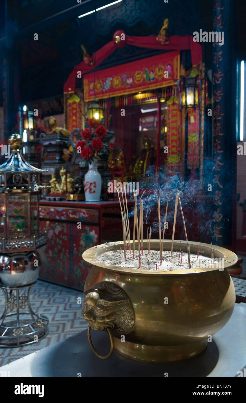 Incense sticks Sin Sze Si Ya Chinese Temple Chinatown Kuala Lumpur ...