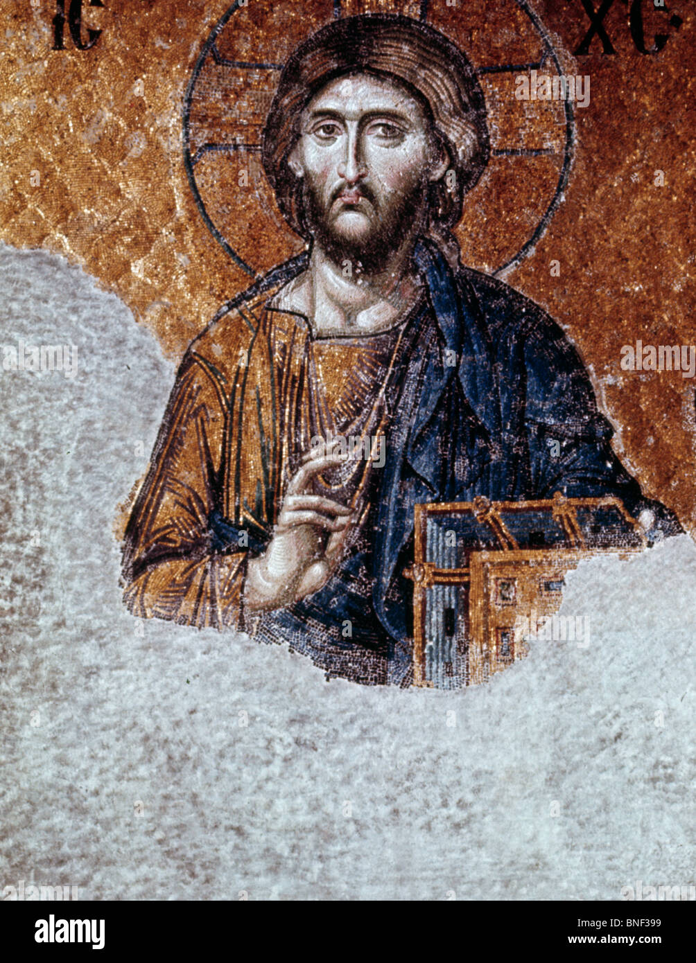 Mosaic of Jesus, Turkey, Istanbul, Hagia Sophia church Stock Photo - Alamy
