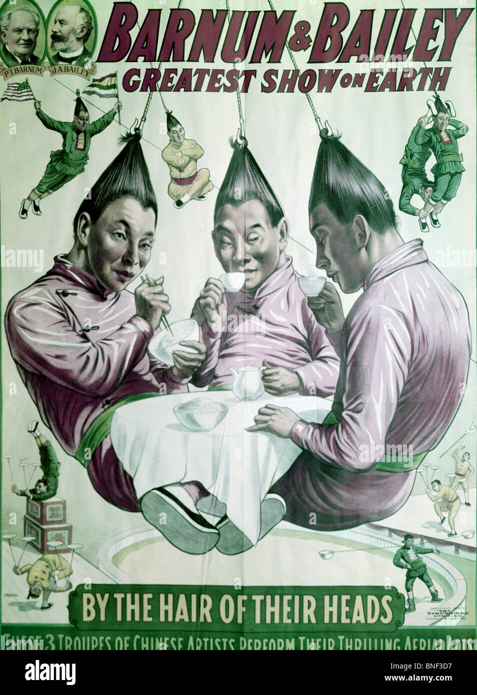 Antique Circus poster by Alex Hoag Stock Photo - Alamy