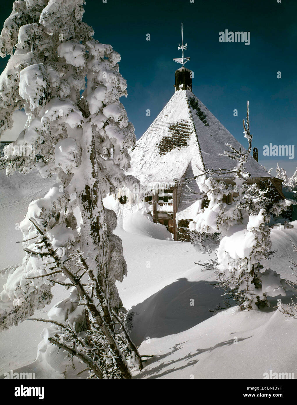 Timberline lodge at mt hood in oregon hi-res stock photography and ...