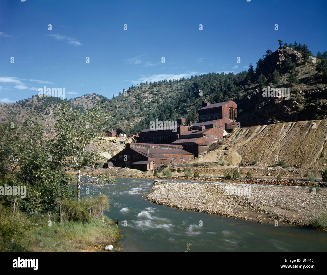 Silver mine at riverside, Colorado, USA Stock Photo - Alamy
