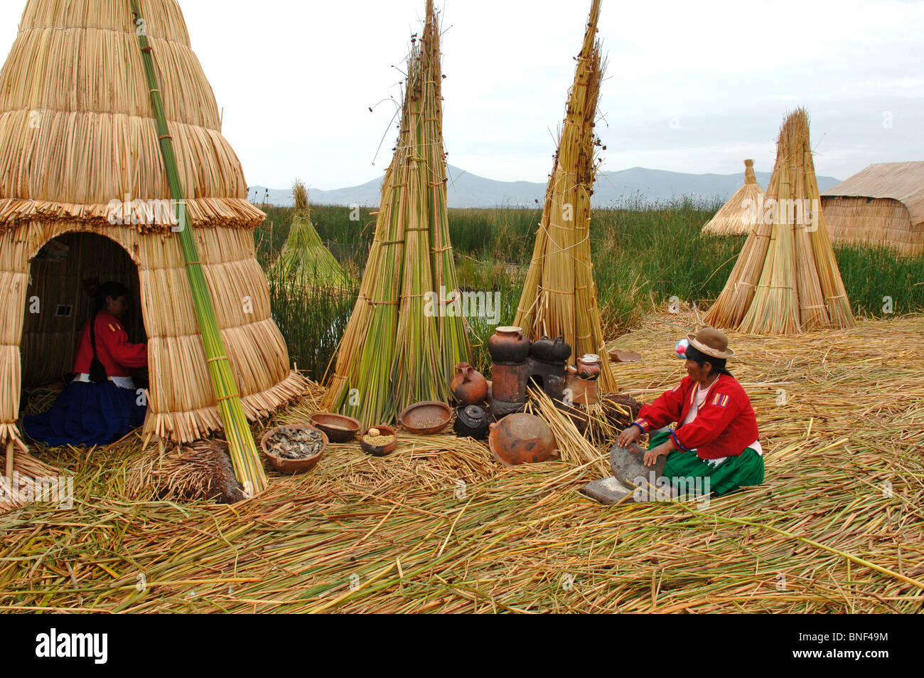 Native american woman cooking hi-res stock photography and images - Alamy