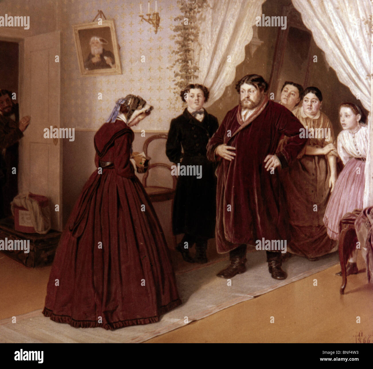 Governess 19th century hi-res stock photography and images - Alamy