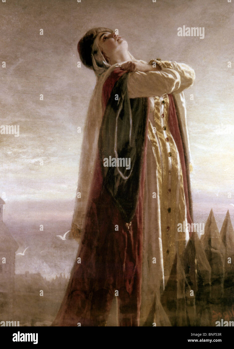 Crying Yaroslavna by Vasili Grigorevich Perov, 1834-1882 Stock Photo ...