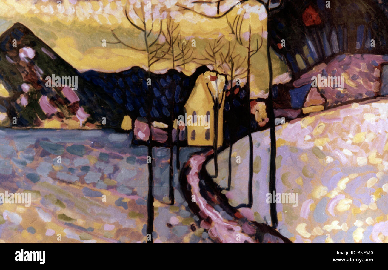 Green by Vasily Kandinsky, 1909, 1866-1944 Stock Photo - Alamy