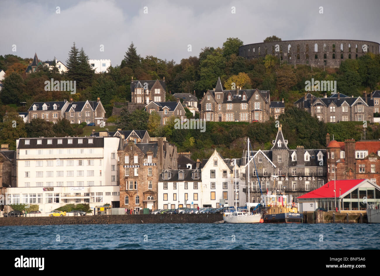 Buildings at the waterfront, Oban, Argyll and Bute, Scotland Stock Photo - Alamy