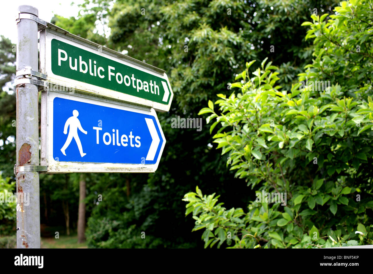 Pedestrian Road Signs Stock Photo - Alamy