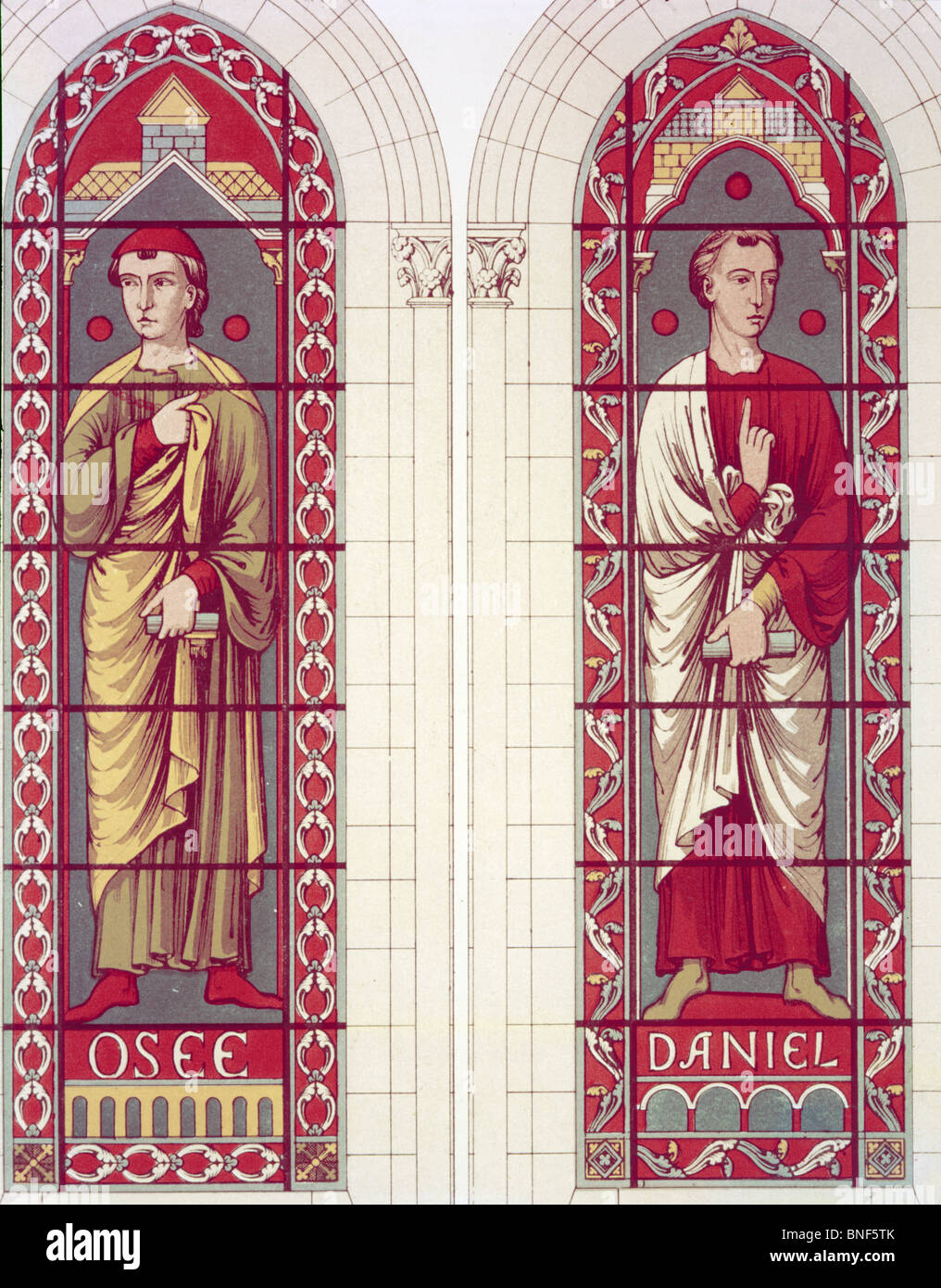 Prophets, The Hosea And Daniel, 13th Century, Stained Glass, STAINED ...