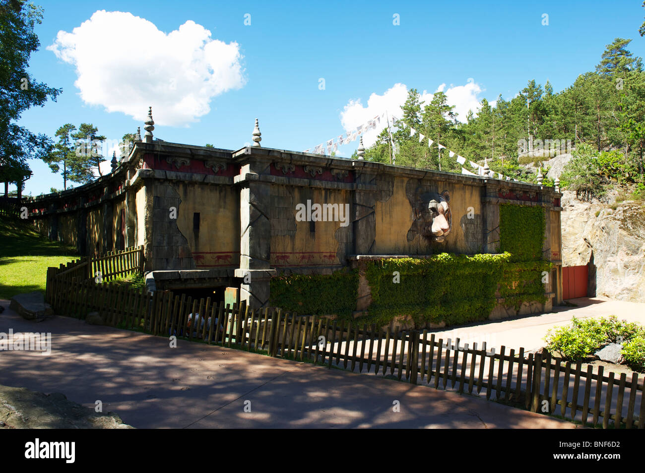 Kolmården, Sweden, zoo, Tiger, Building, Summer Stock Photo - Alamy