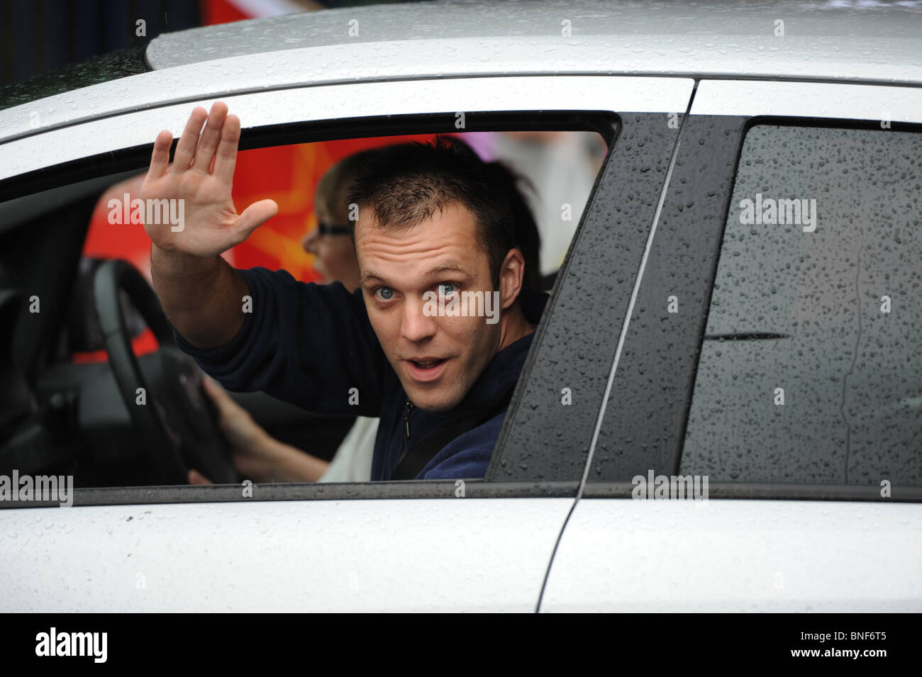 Joe Glenton leaves Colchester Military Prison Stock Photo - Alamy