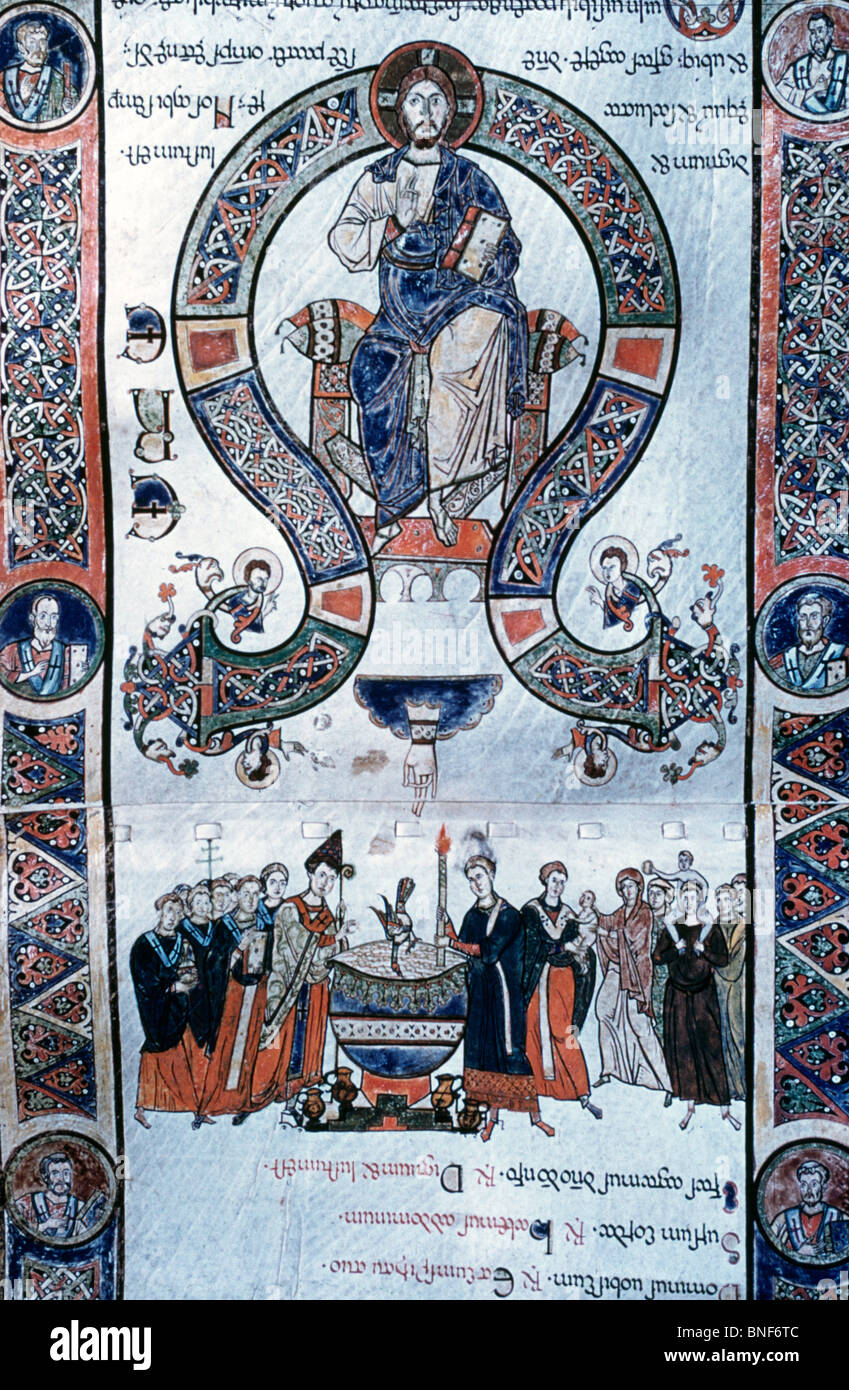 Jesus illuminated manuscript hi-res stock photography and images - Alamy