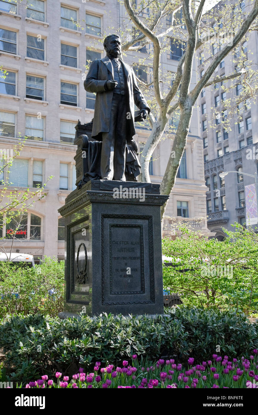 Chester Alan Arthur Statue, 21st President of the U.S., Madison Square ...