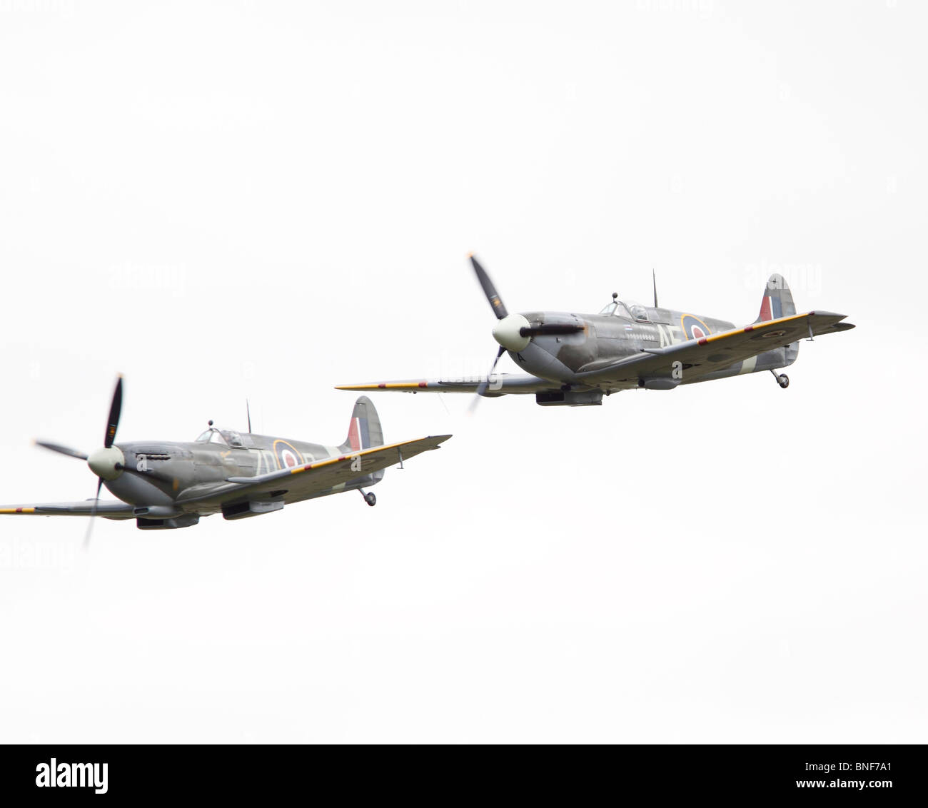 Supermarine Spitfires. Right The Fighter collections Mk LF Vb EP120/G ...