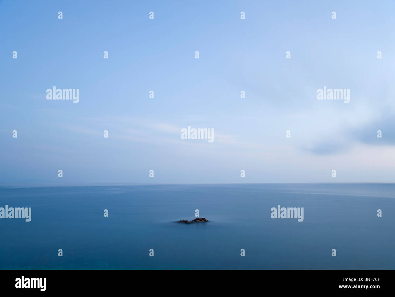 Tuscan sea at dawn Stock Photo - Alamy