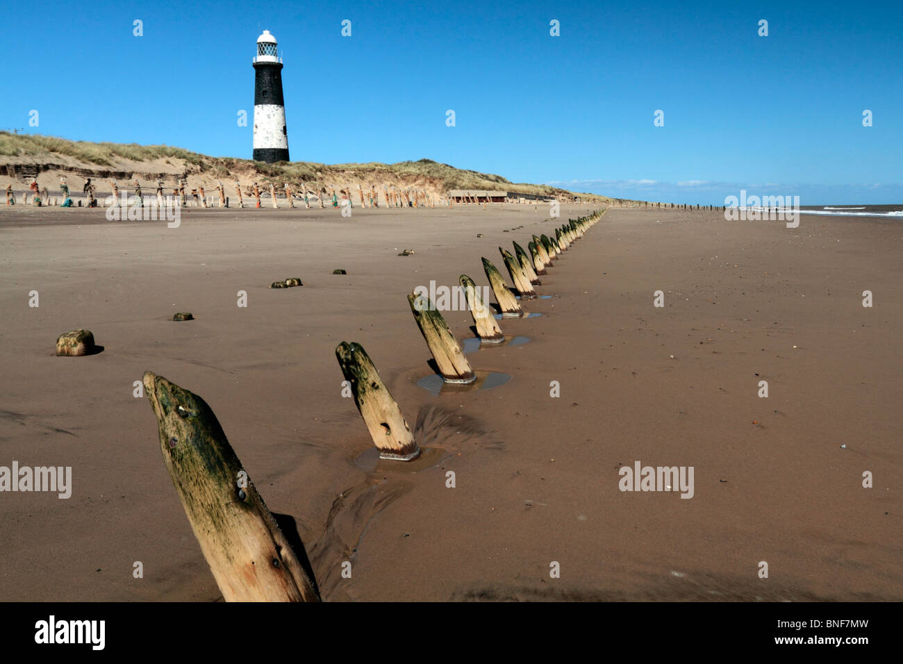Spurn Point Sea defences Stock Photo - Alamy