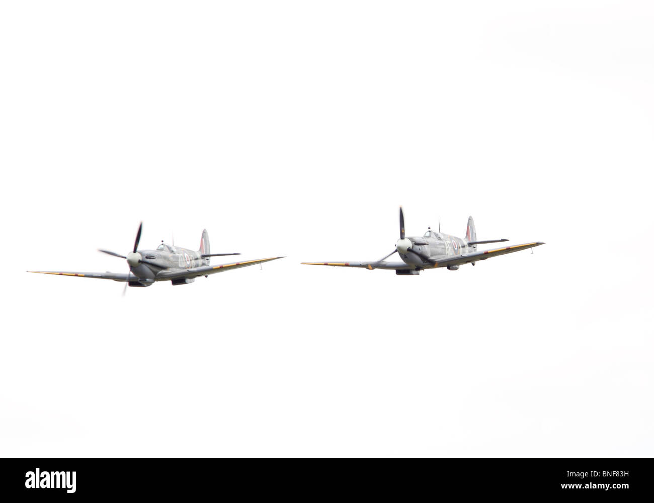 Supermarine Spitfires. Right The Fighter collections Mk LF Vb EP120/G ...