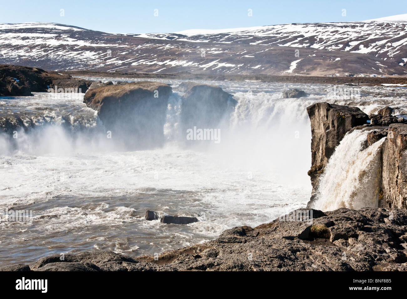Goðafoss waterfall, North Iceland Stock Photo - Alamy
