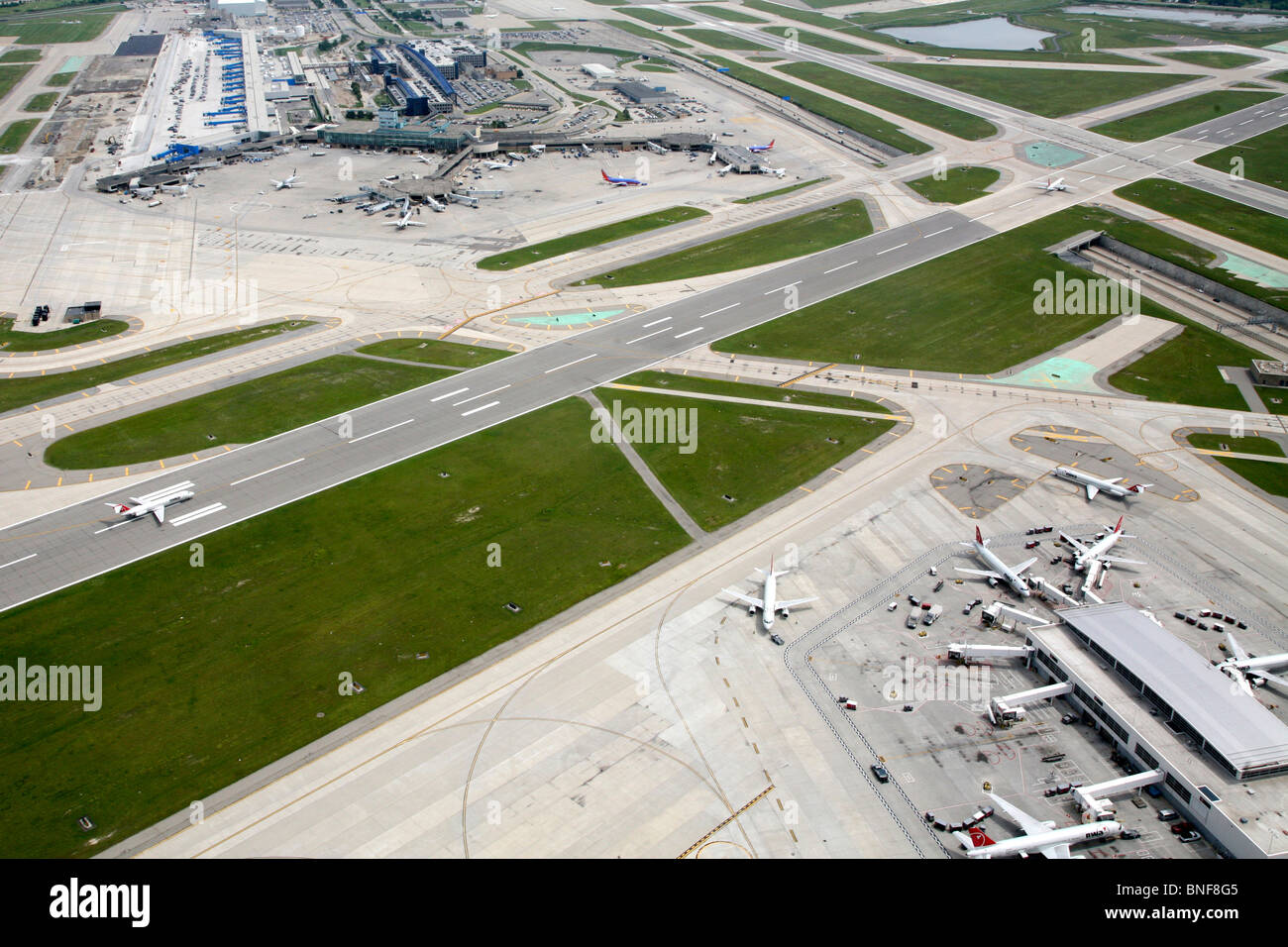 Detroit Aerial View High Resolution Stock Photography And Images Alamy