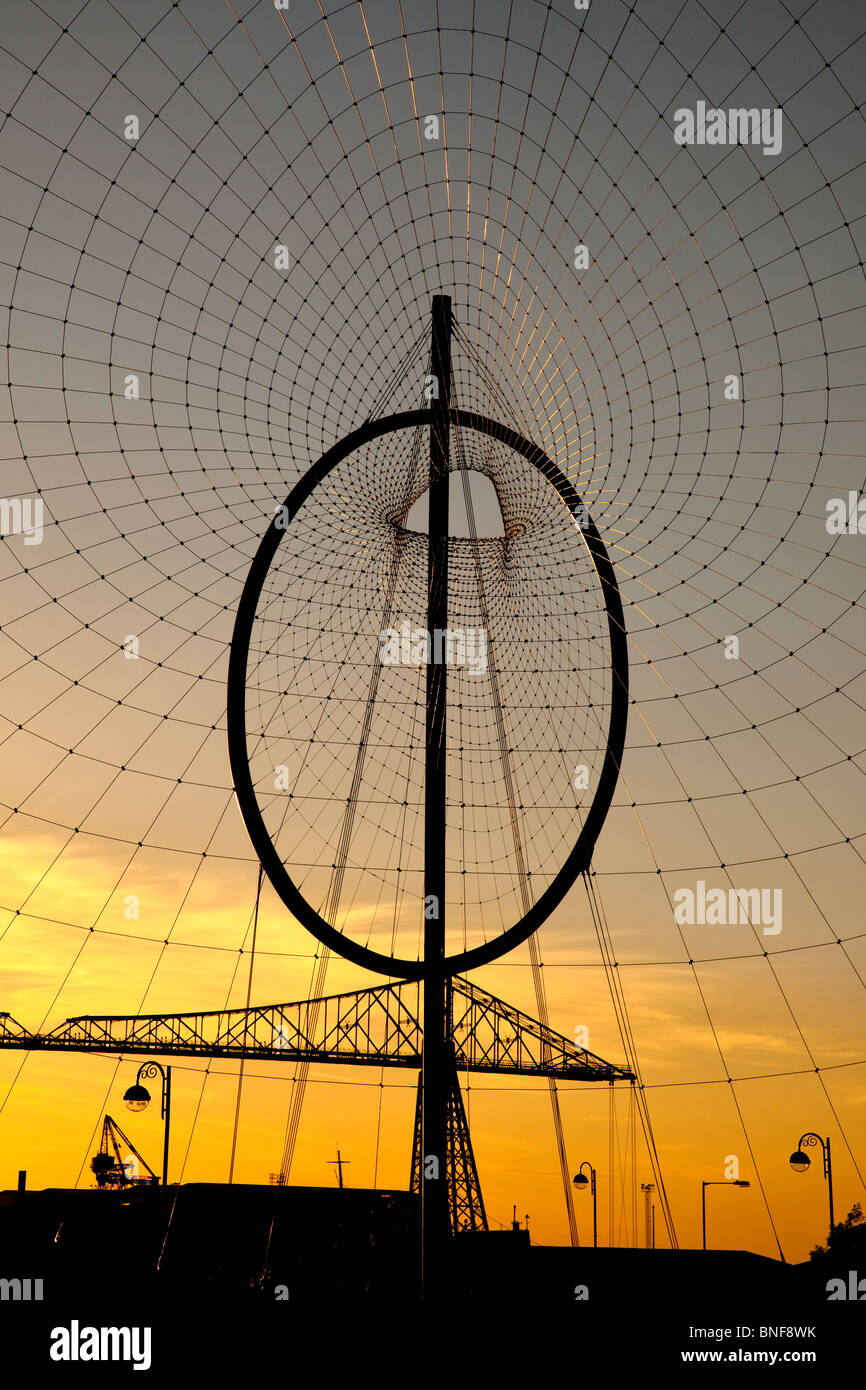 Temenos sculpture part of the Middlehaven Regeneration, Middlesbrough ...