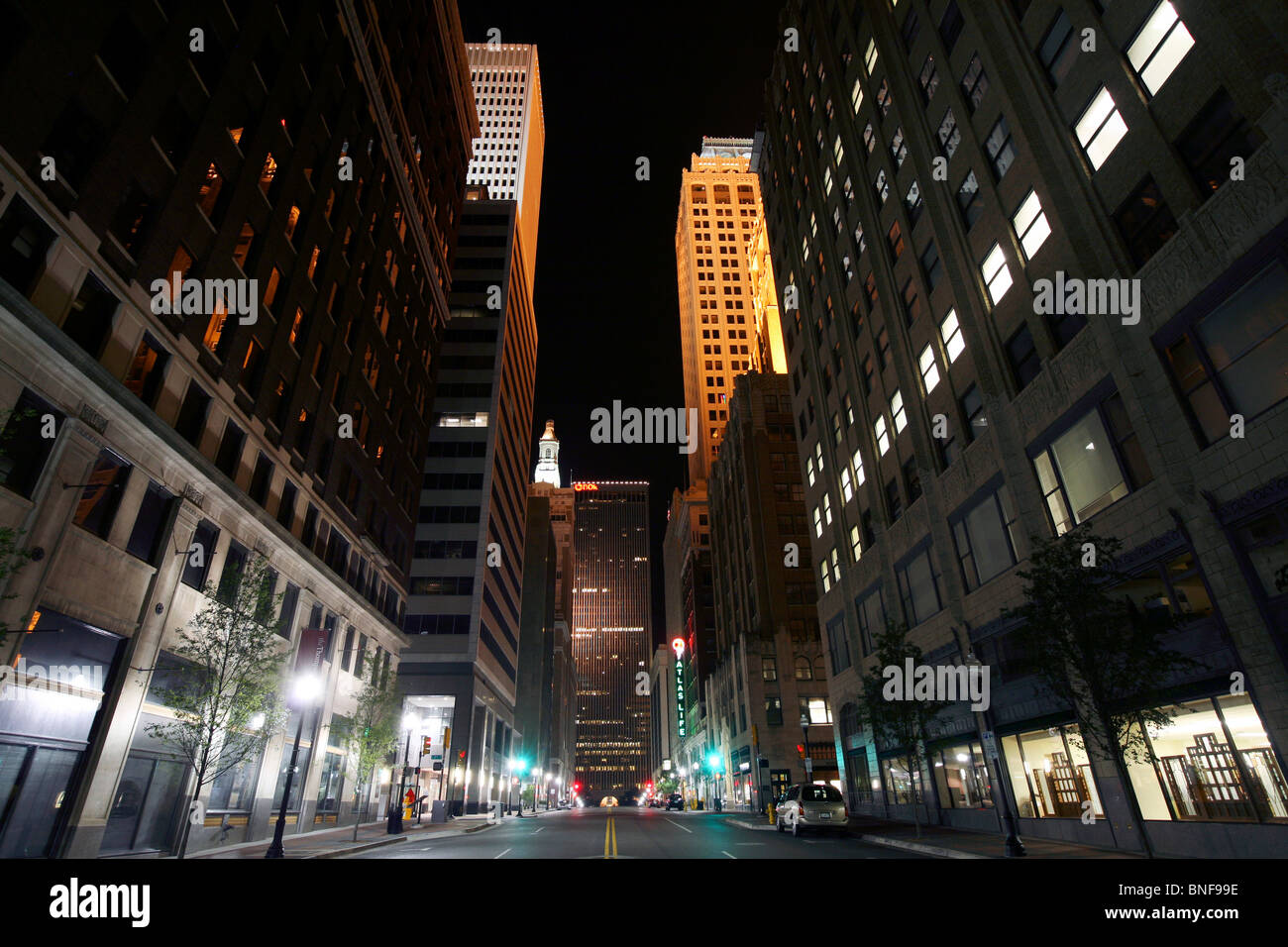 Downtown Tulsa At Night