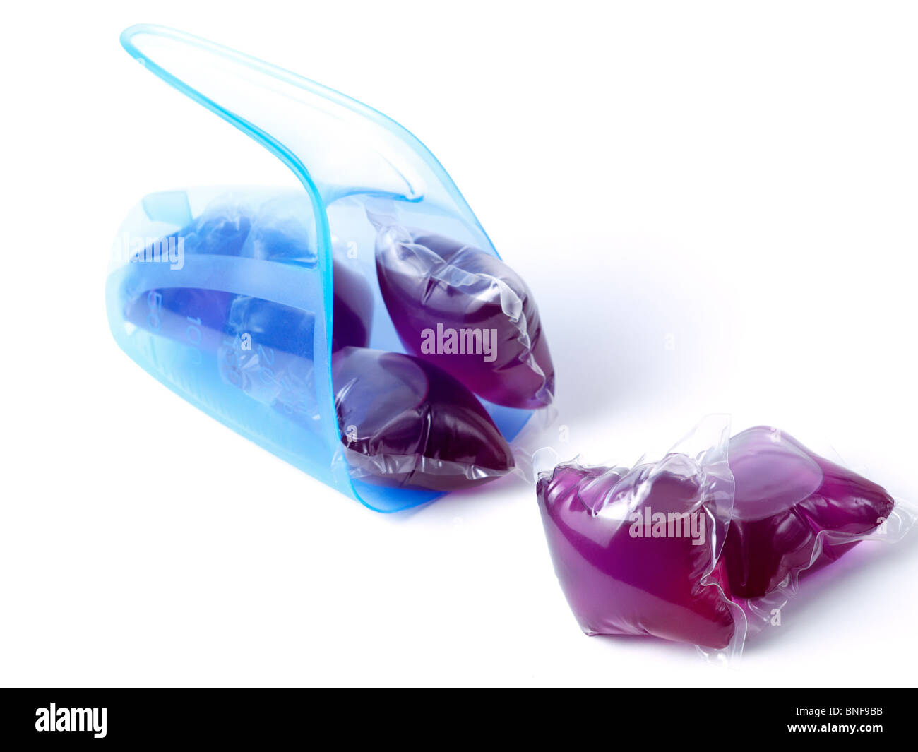 Gel capsules for a washing machine instead of classical detergent in ...