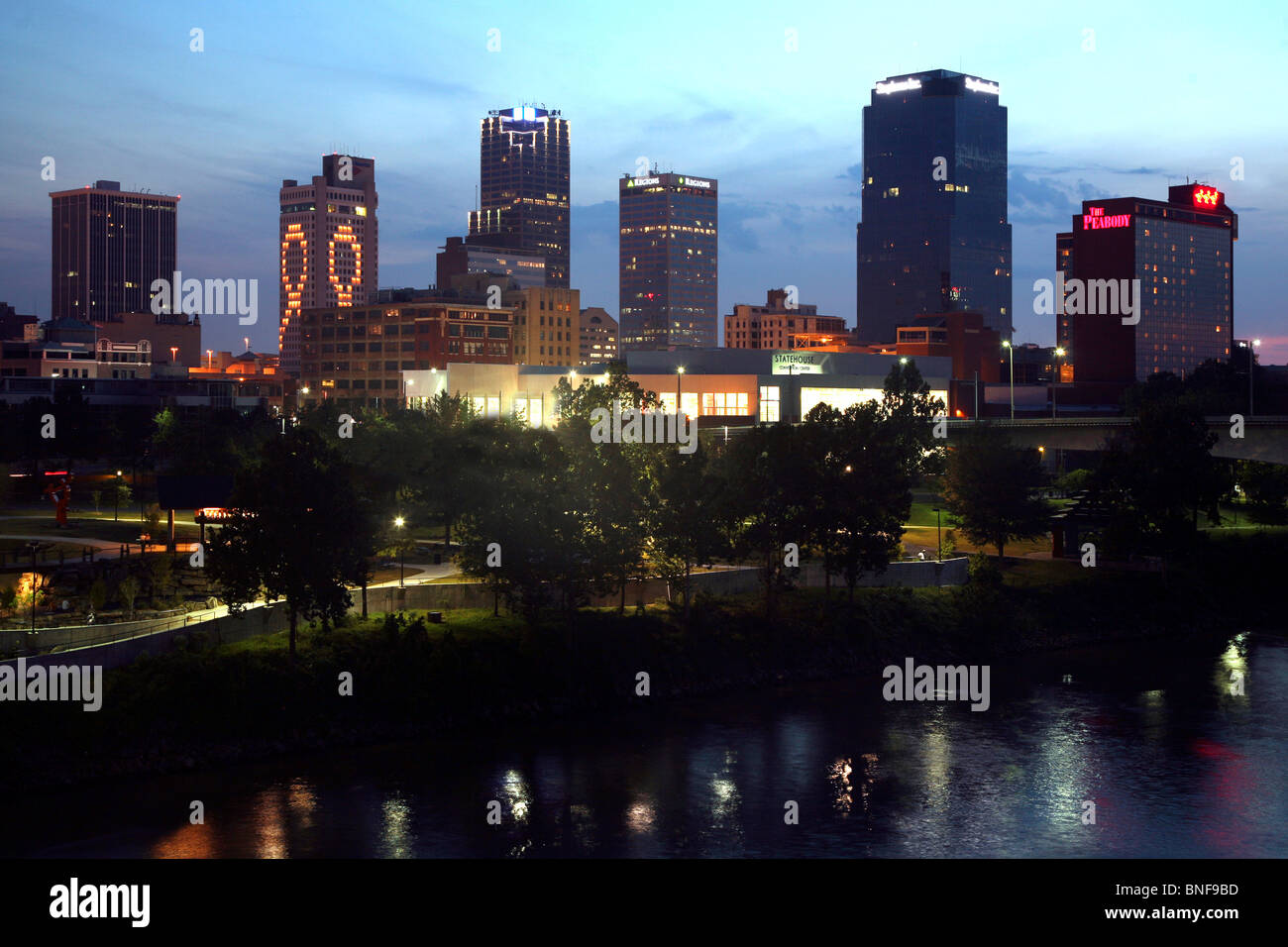 Downtown little rock arkansas skyline hi-res stock photography and ...