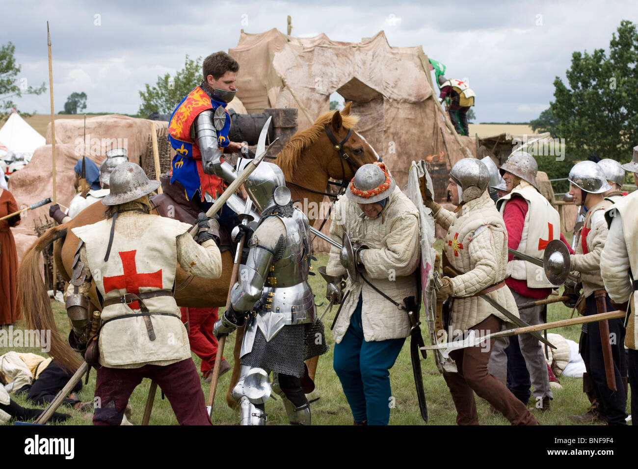 Hundred years war re enactment hi-res stock photography and images - Alamy