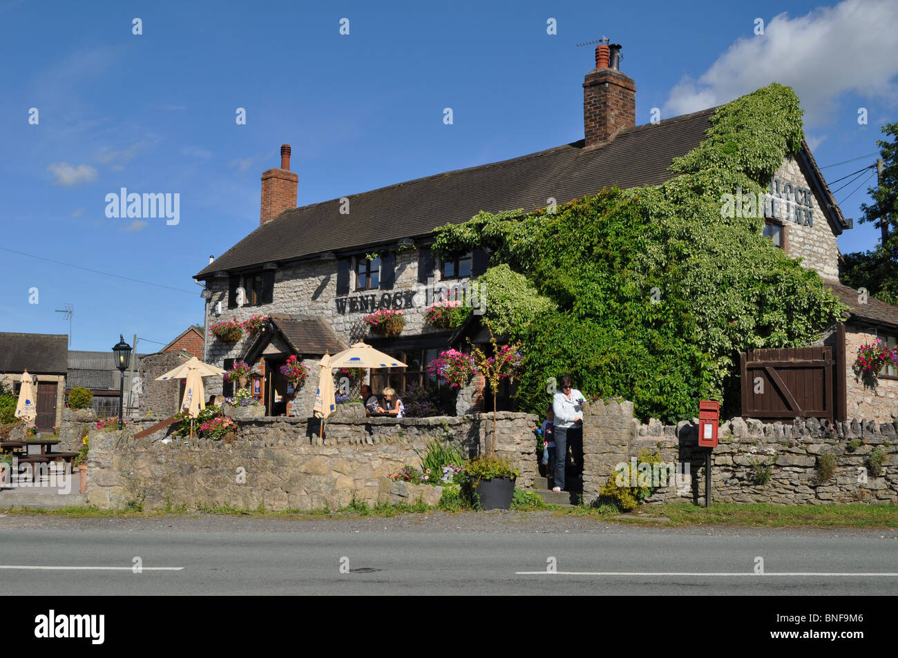 Wenlock Edge Inn, Shropshire Stock Photo - Alamy