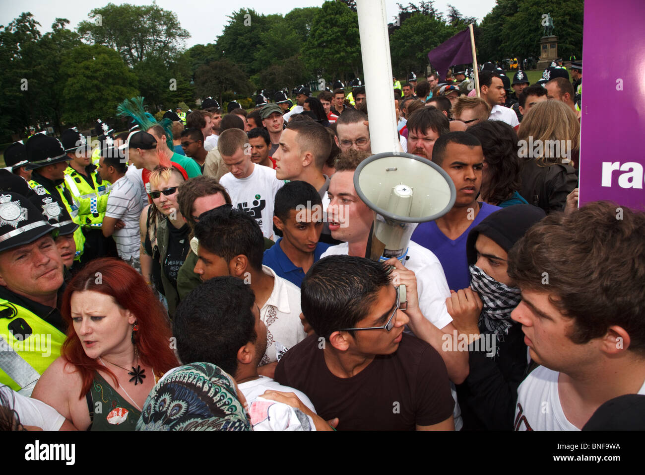 Demonstration Crowd Speaker High Resolution Stock Photography and ...