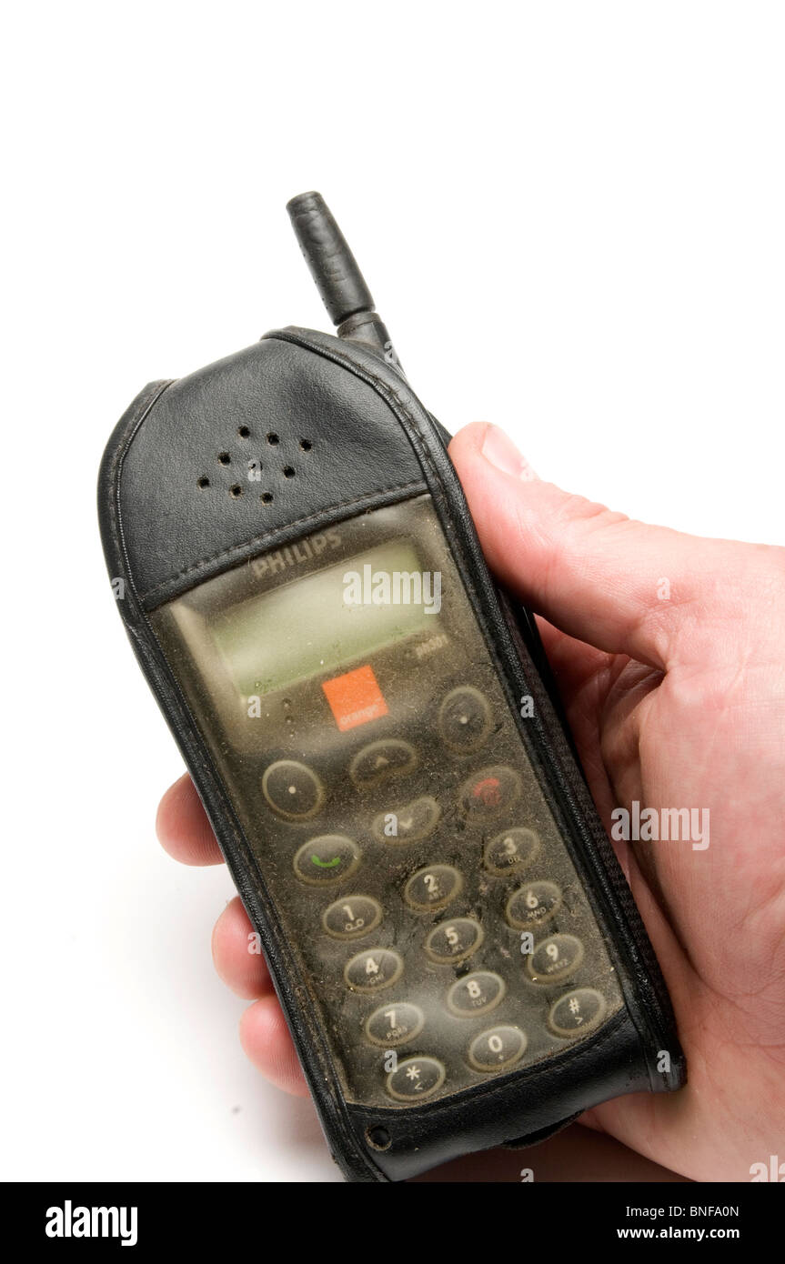 Old style mobile phones hi-res stock photography and images - Alamy