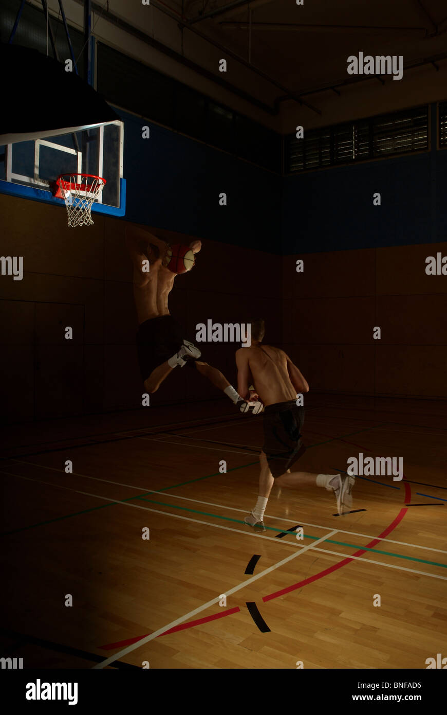 Multiple images of basketball player Stock Photo - Alamy