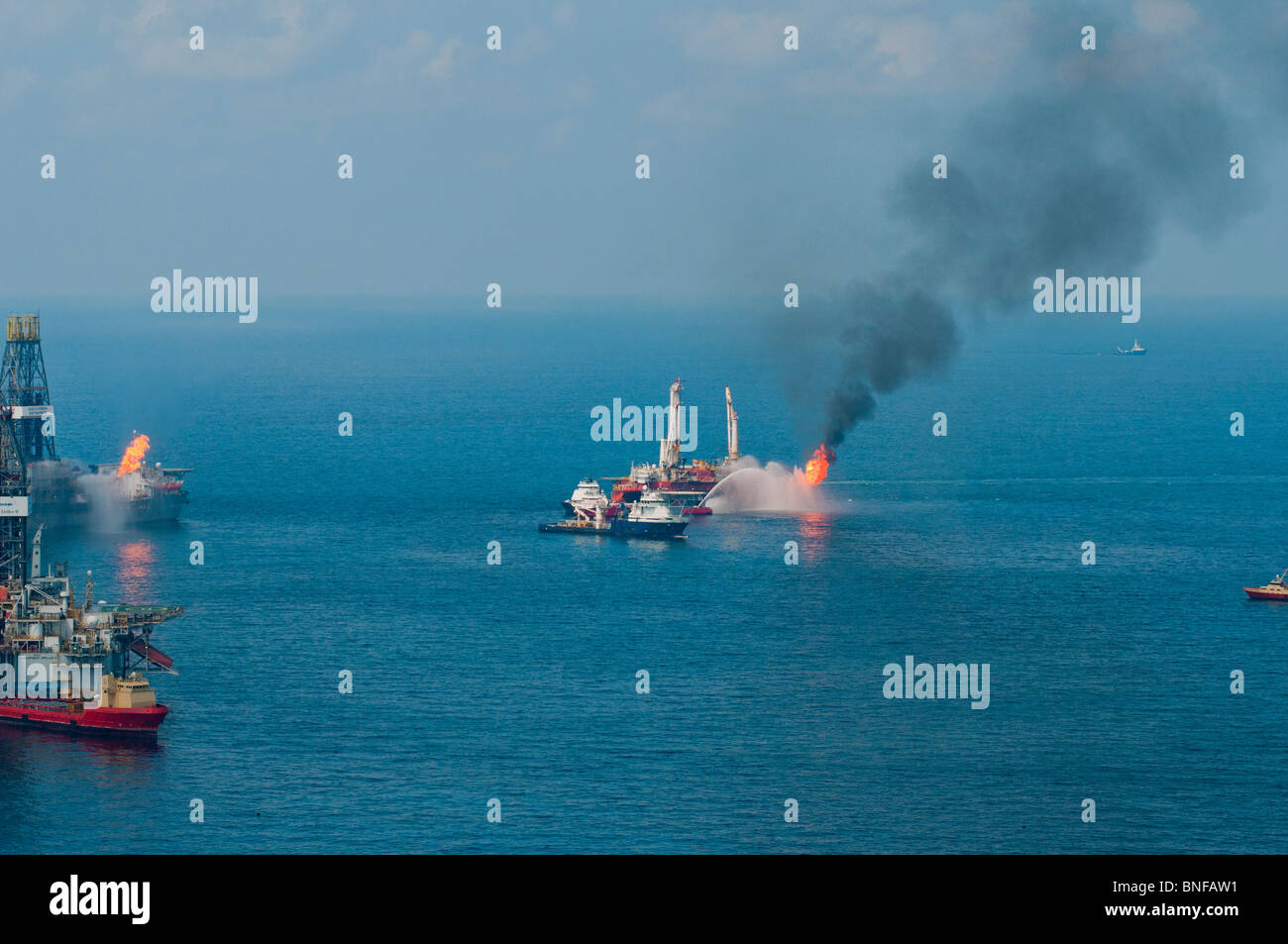 Development Driller II, Discoverer Enterprise, and Helix Q4000 at the ...