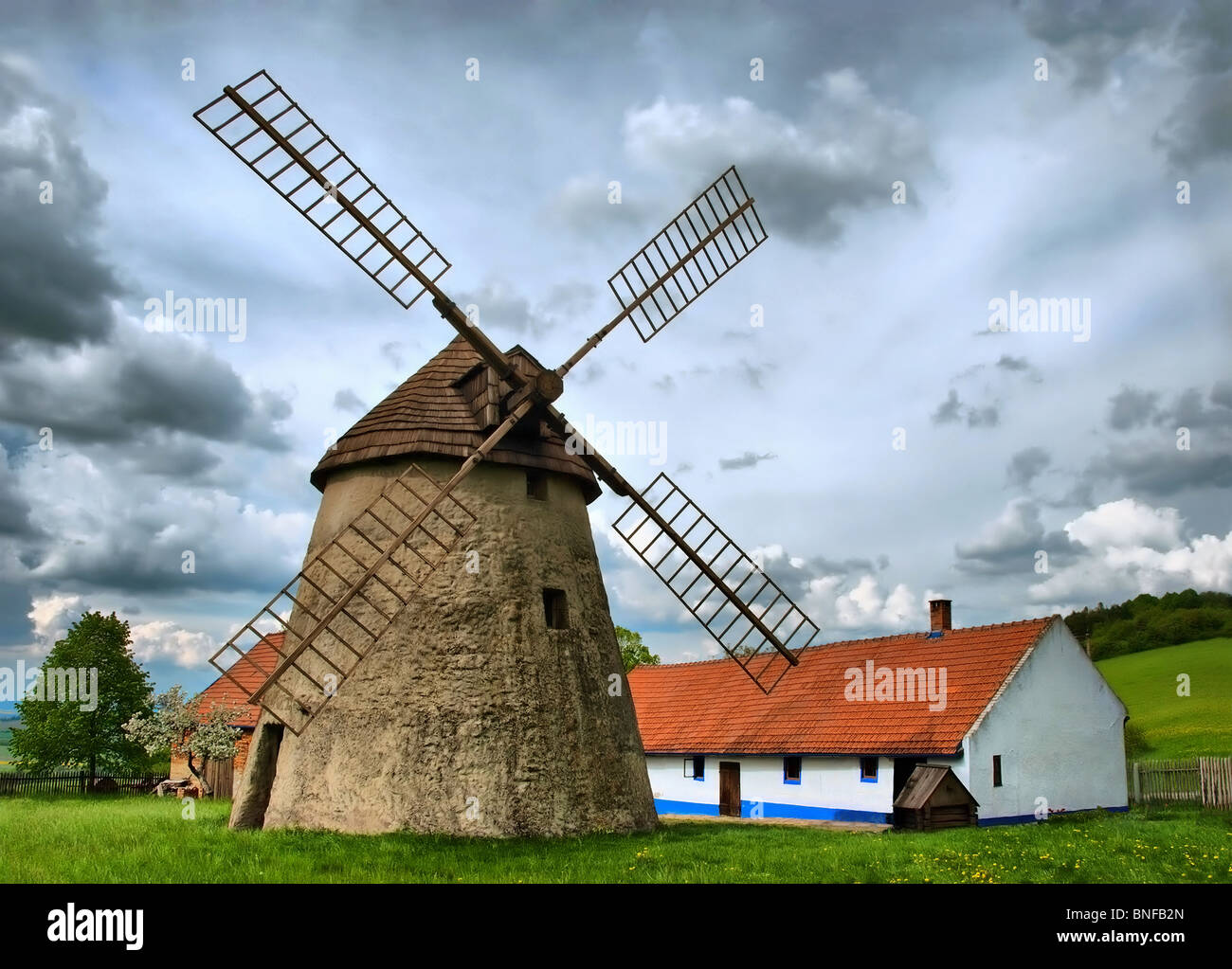 Flour Windmill High Resolution Stock Photography and Images - Alamy