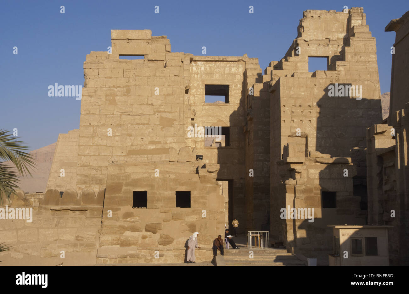 Temple of Ramses III. Entrance. New Kingdom. (1550-1069 b.C). Twentieth ...