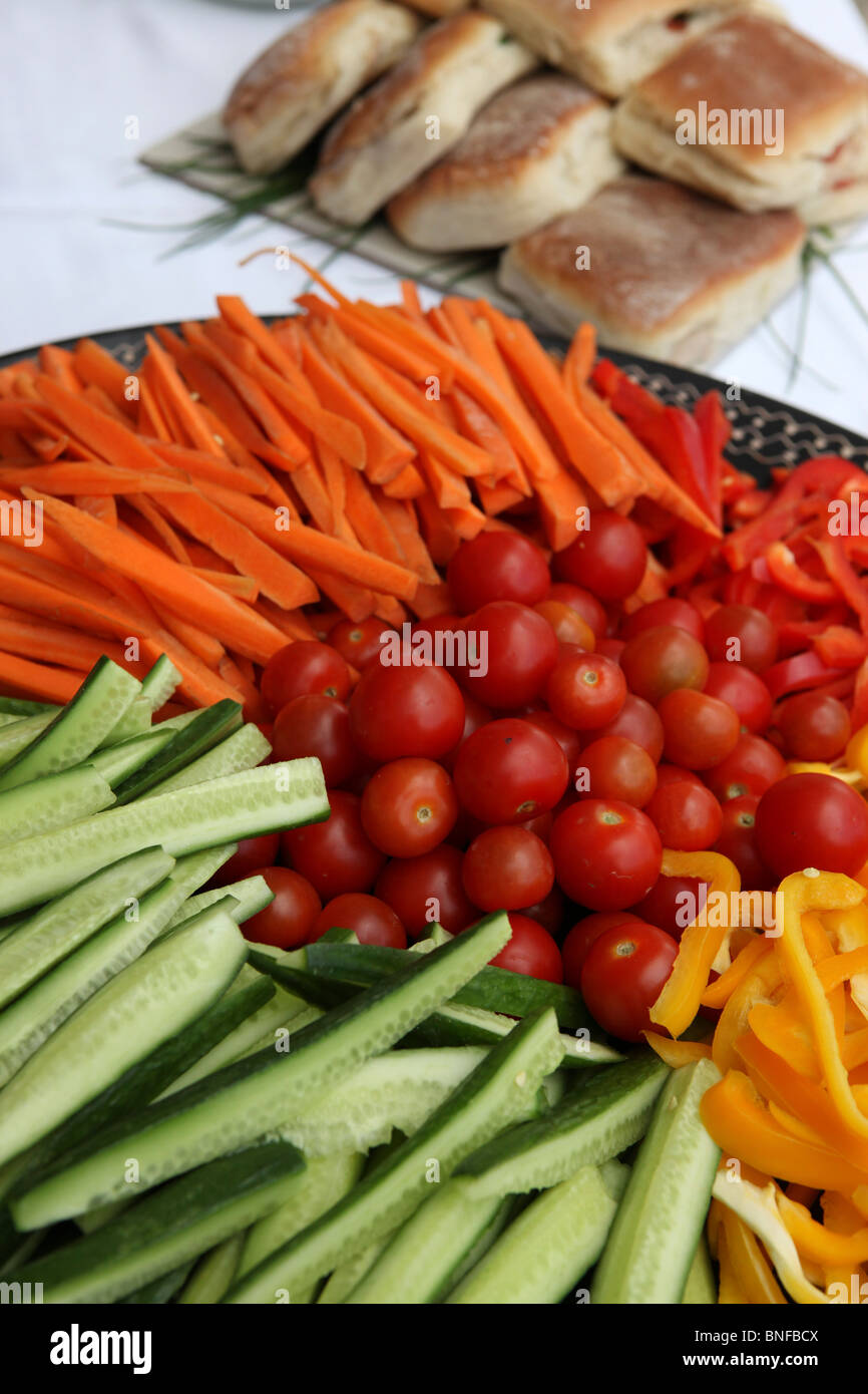 Cut vegetable snacks Stock Photo - Alamy