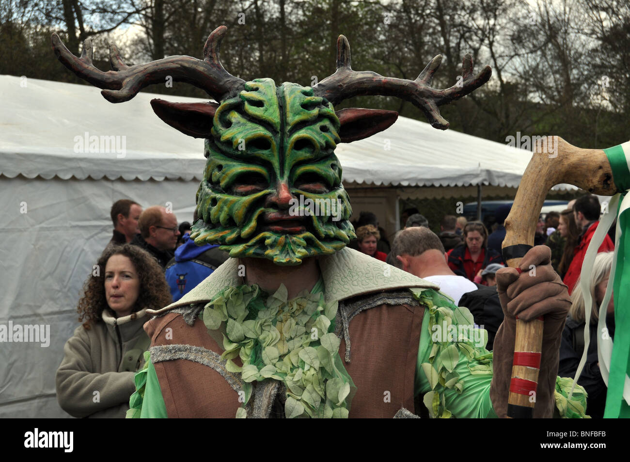 Clun Green Man Stock Photo - Alamy
