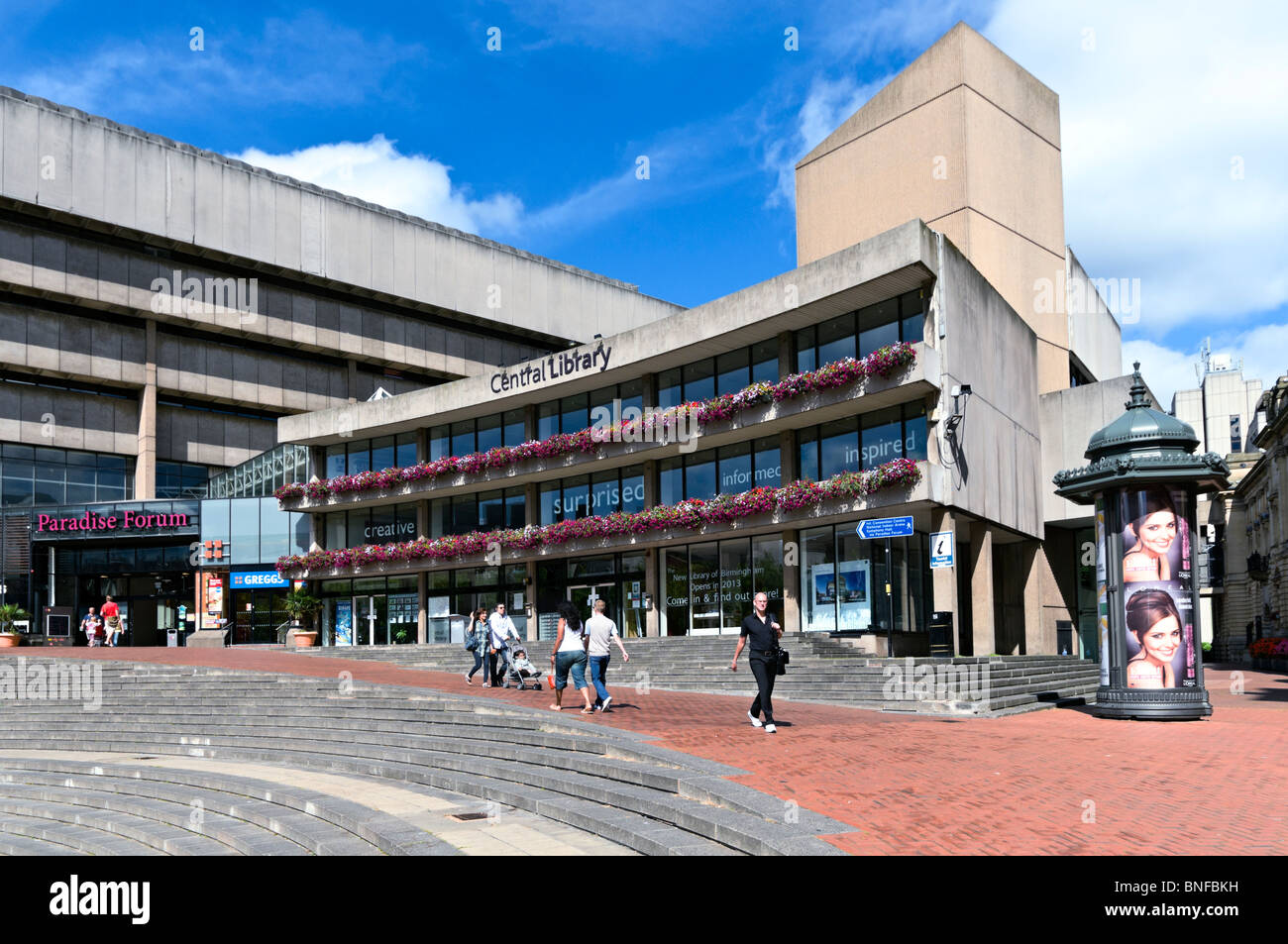 Birmingham Central Library Stock Photo - Alamy
