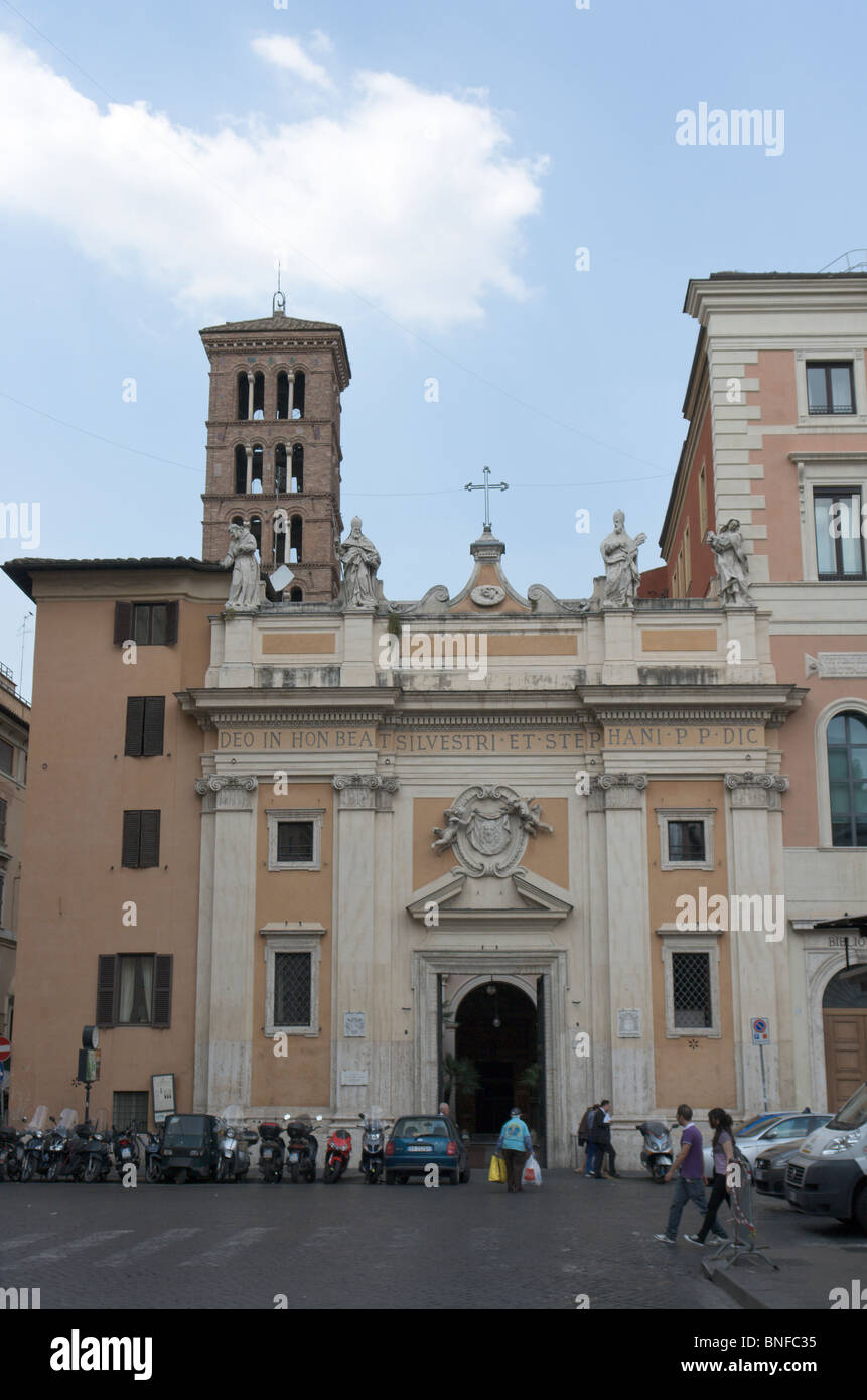 San Silvestro in Capite, in Rome Stock Photo - Alamy