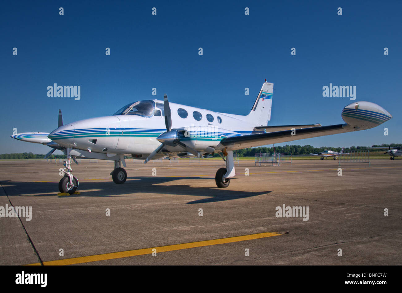 Small private airplane Stock Photo - Alamy