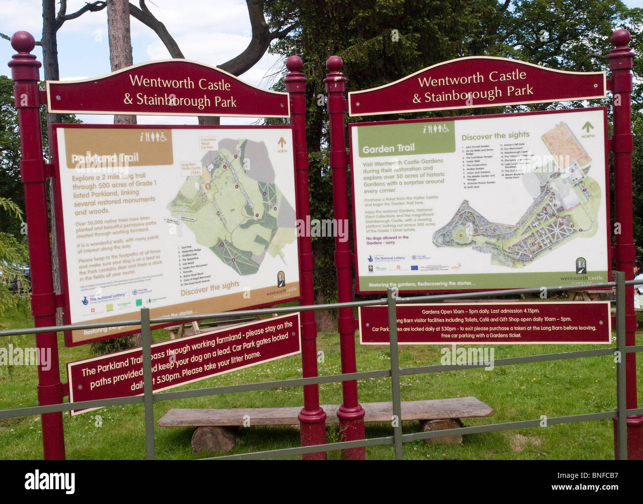 Wentworth Castle and Gardens, Stainborough near Barnsley in South ...