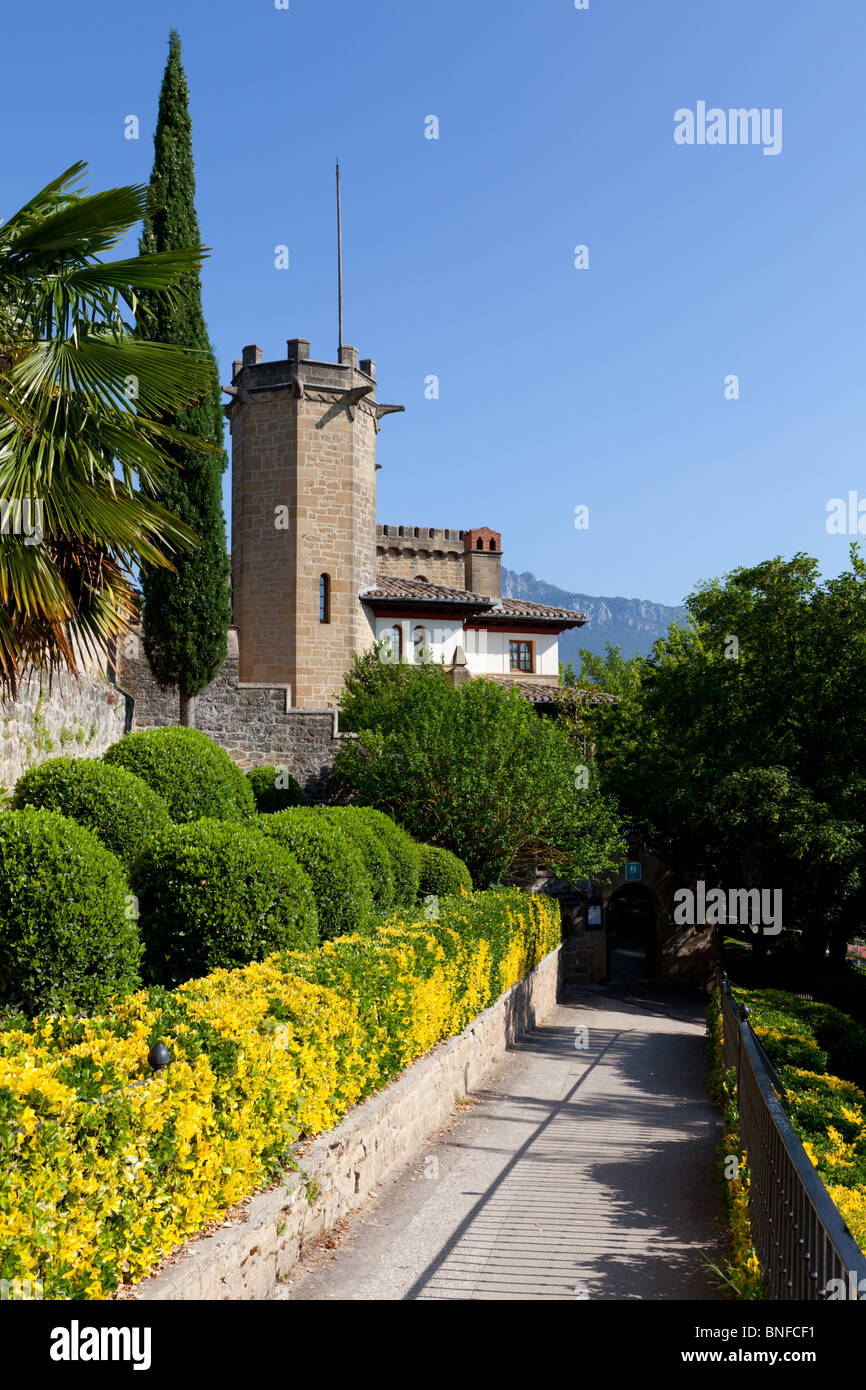 A view of Laguardia in the Rioja region of Northern Spain Stock Photo ...