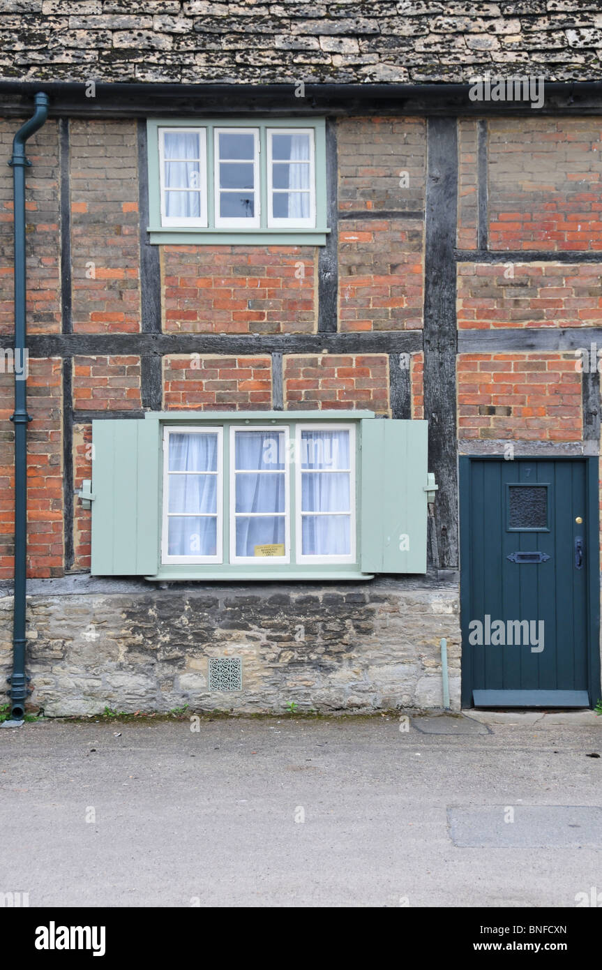 House with shuttered windows, Lacock, Wiltshire Stock Photo - Alamy
