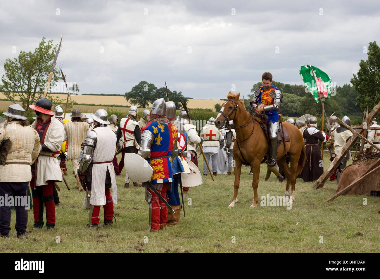 Battle of agincourt reenactment hi-res stock photography and images - Alamy