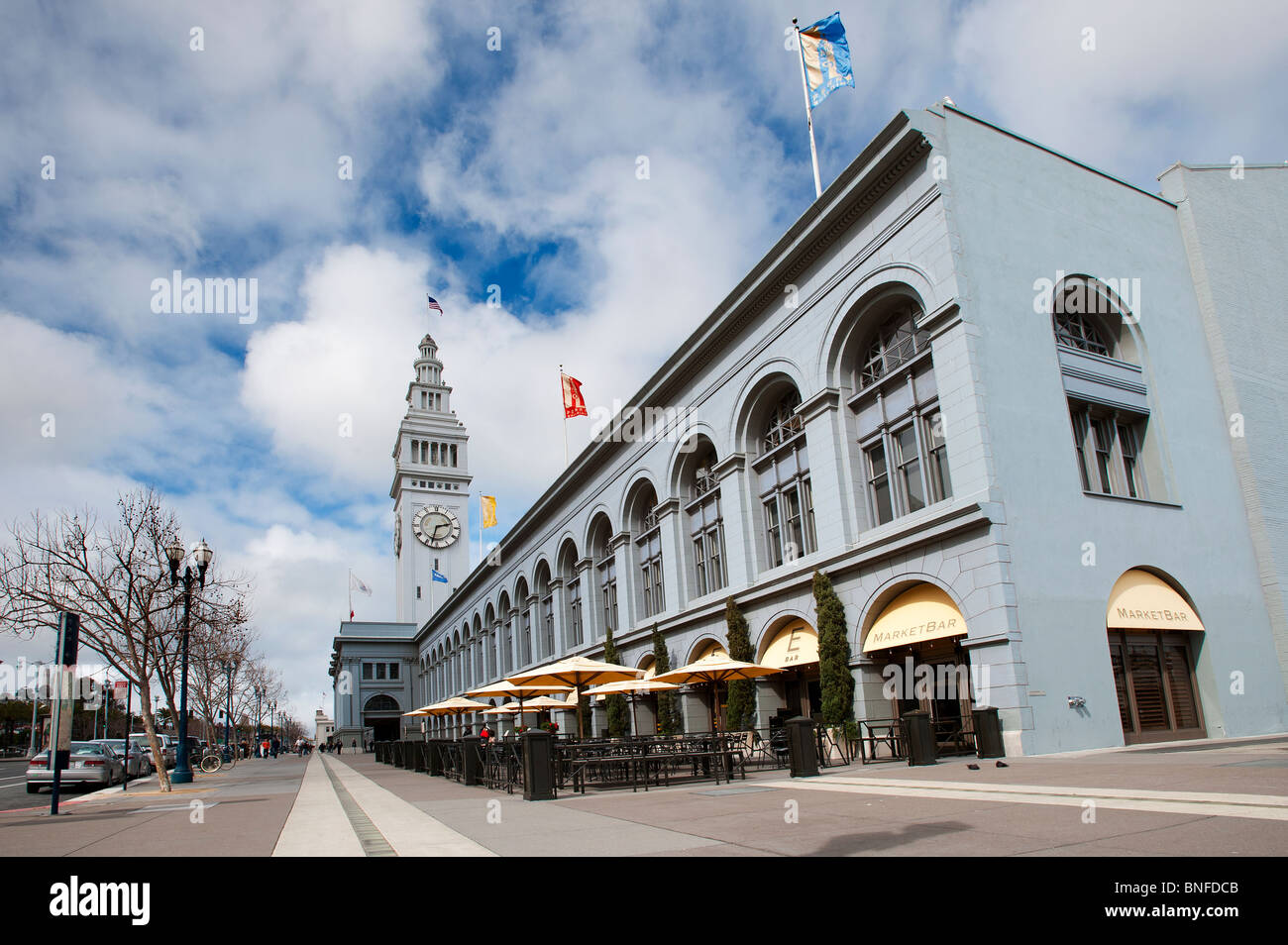 The Ferry Building on Embarcadero San Francisco California USA Stock ...
