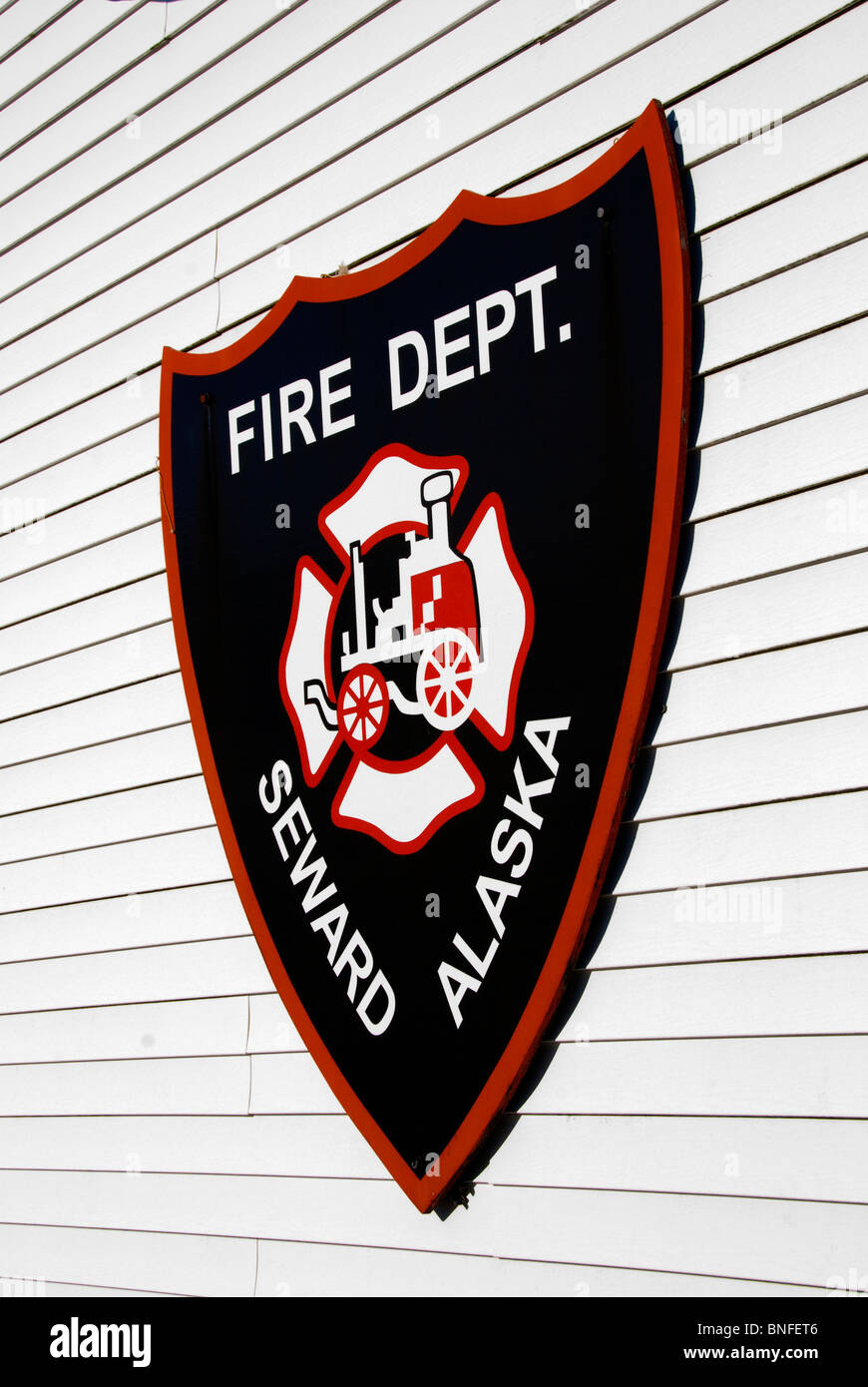 Fire department logo hi-res stock photography and images - Alamy