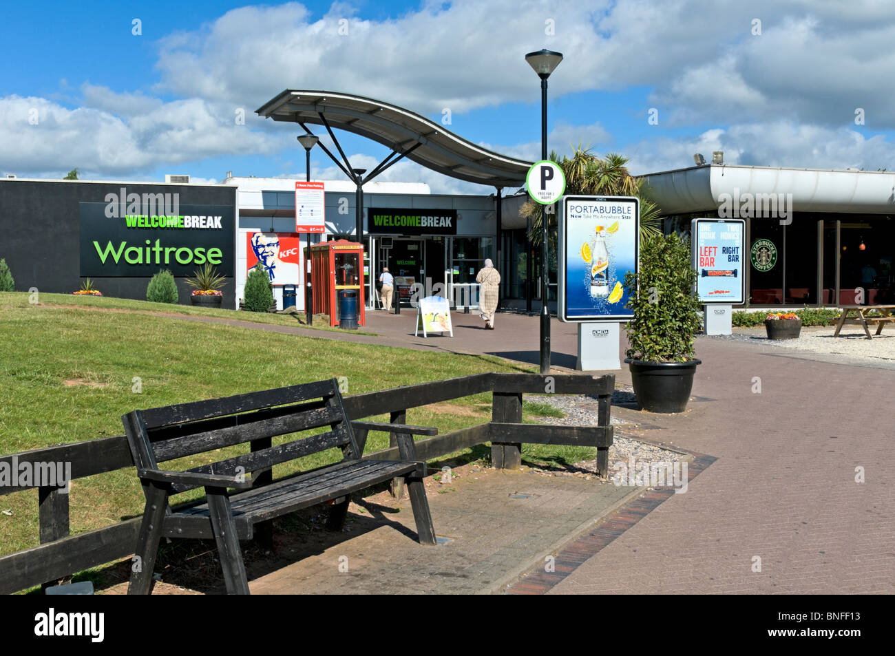 Corley service station on the M6 motorway Stock Photo - Alamy