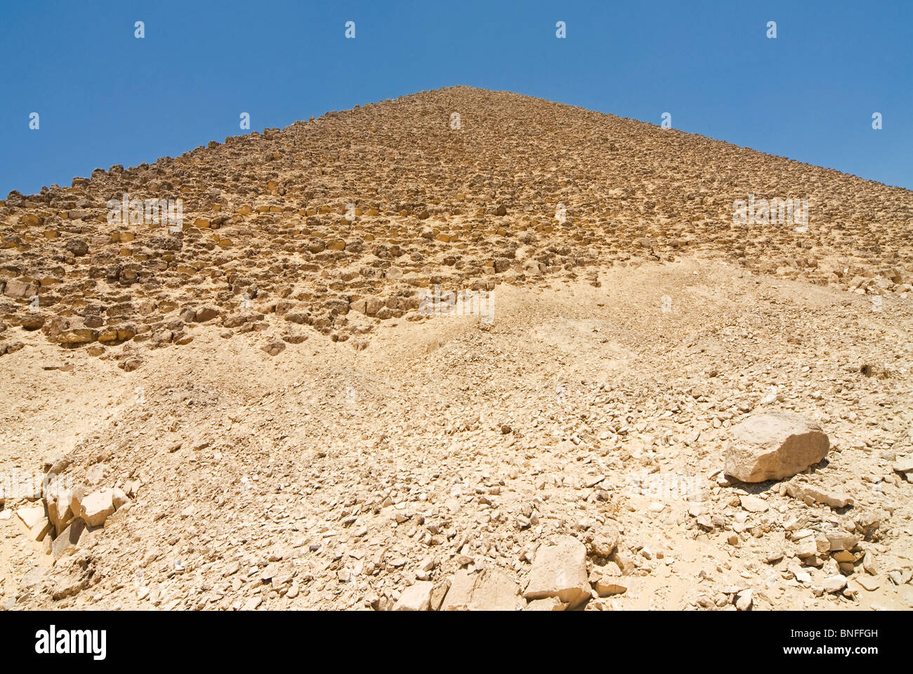 The Red Pyramid at Dashur, Senefru or Snefru Pyramid, Cairo, Egypt ...