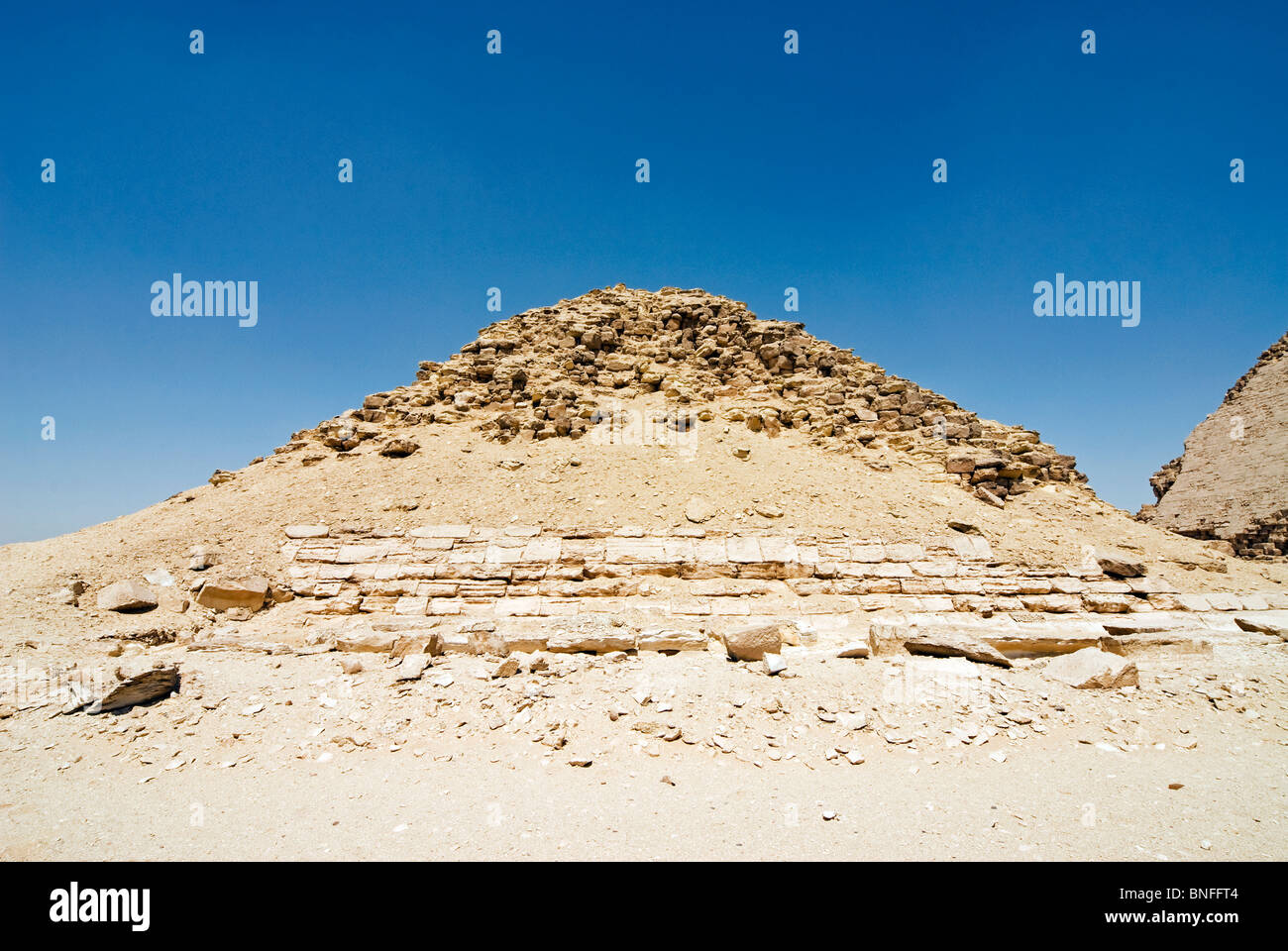 Small Pyramid close to the Bent Pyramid at Dashur, Cairo, Egypt, North ...